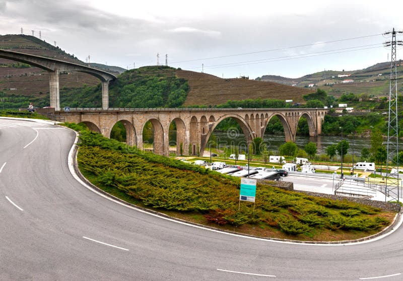 Bridge in Douro River Valley Editorial Stock Image - Image of douro ...