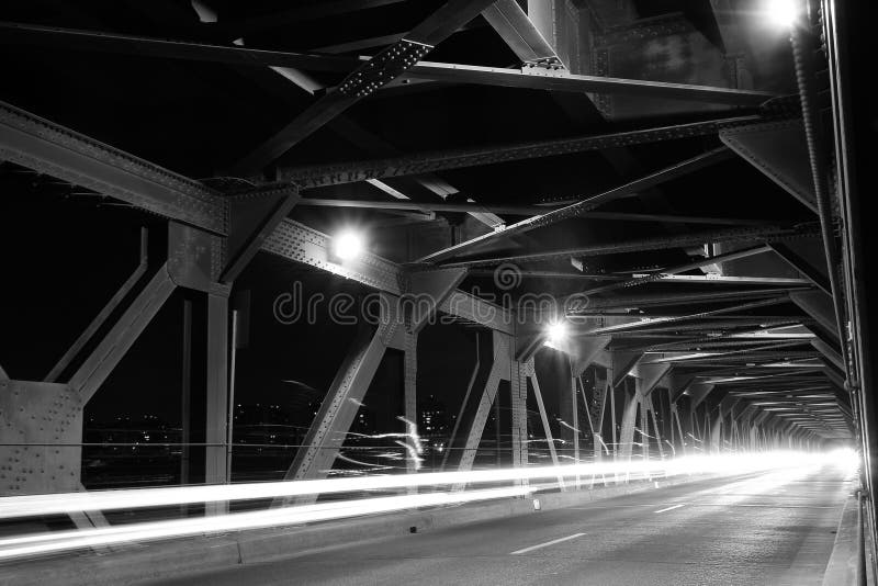 Bridge in Edmonton, Canada stock photo. Image of moving - 65133904