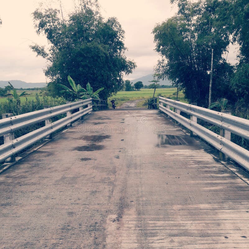 Bridge stock photo. Image of bridge, rural, direction - 123848240