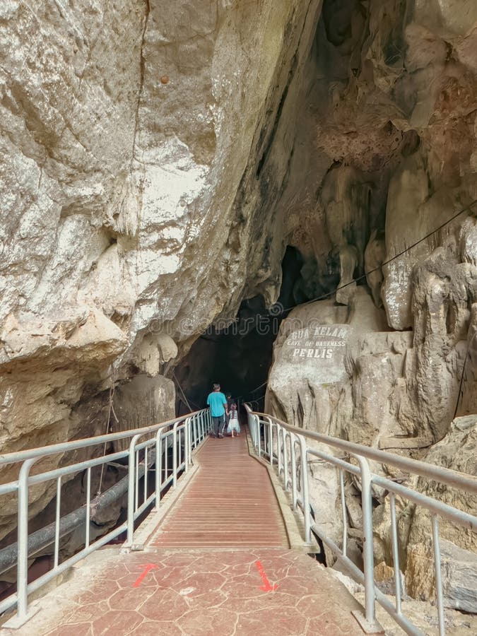 Bridge Entering the Gua Kelam or Kelam Cave in Perlis, Malaysia ...