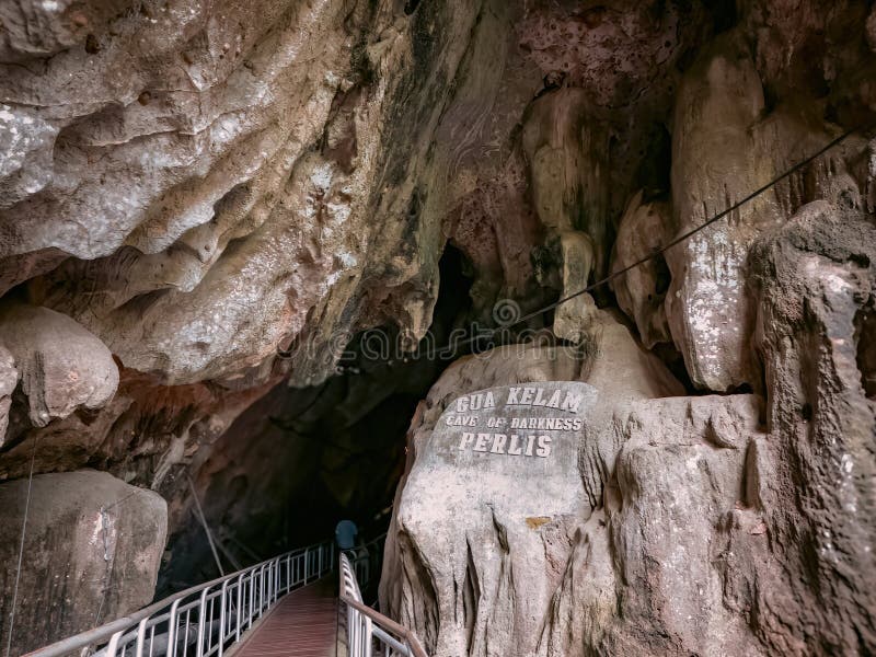 Bridge Entering the Gua Kelam or Kelam Cave in Perlis, Malaysia Stock ...