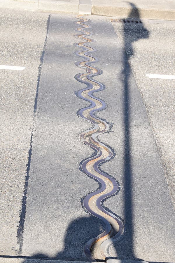 Wave shaped bridge entry stock photo. Image of wave - 312057784