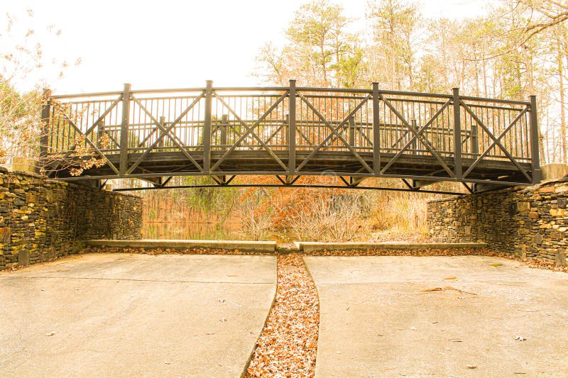 The bridge in fall stock photo. Image of river, transport - 225581620