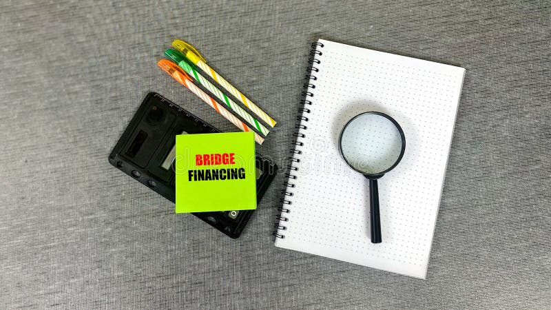 Bridge Financing Written Concept Stock Photo - Image of investment ...