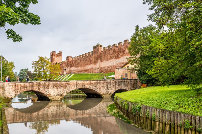 Cityscape in Castelfranco Veneto, Treviso, Italy Editorial Stock Photo ...