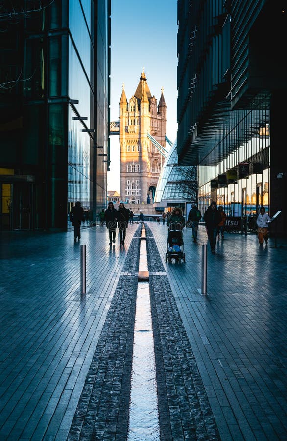 Bridge through the gap editorial photo. Image of europe - 109388461