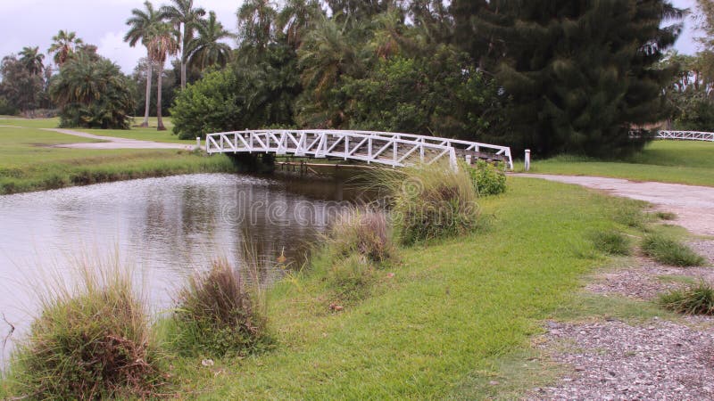 Bridge on a golf course stock image. Image of golf, bridge - 221326813
