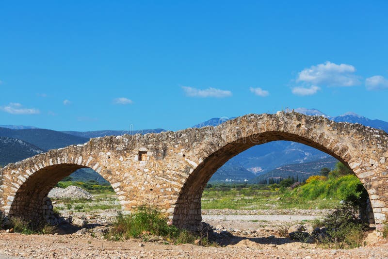 Bridge in Greece stock photo. Image of culture, pindus - 54161996