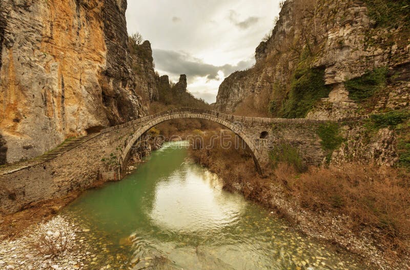 Bridge in Greece stock photo. Image of epirus, famous - 54266120