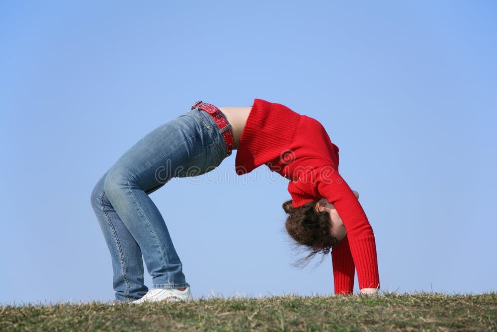 Bridge gym girl stock image. Image of health, gymnastics - 2191033