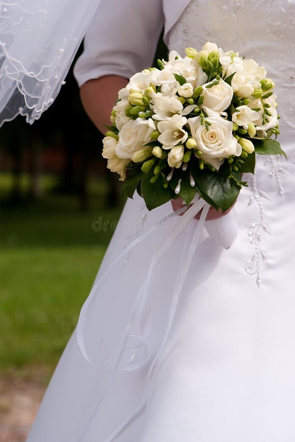Bridge with her flowers stock photo. Image of roses, woman - 10200848