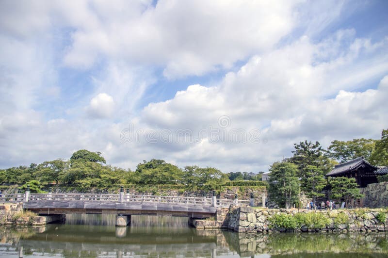 Bridge of Himeji Castle at Himeji Japan 2016 Editorial Photo - Image of ...
