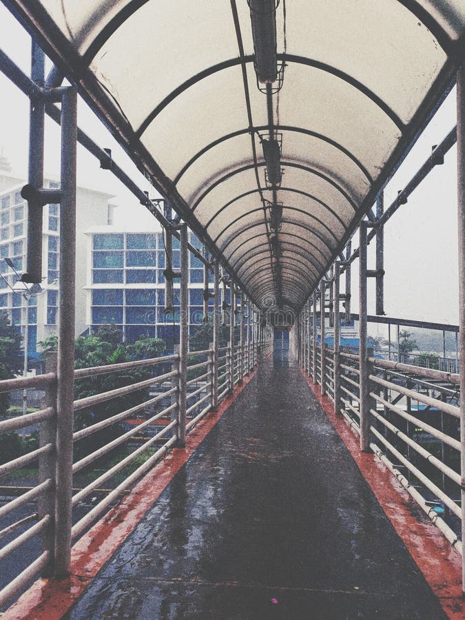 Bridge human walkway stock image. Image of train, track - 212745379