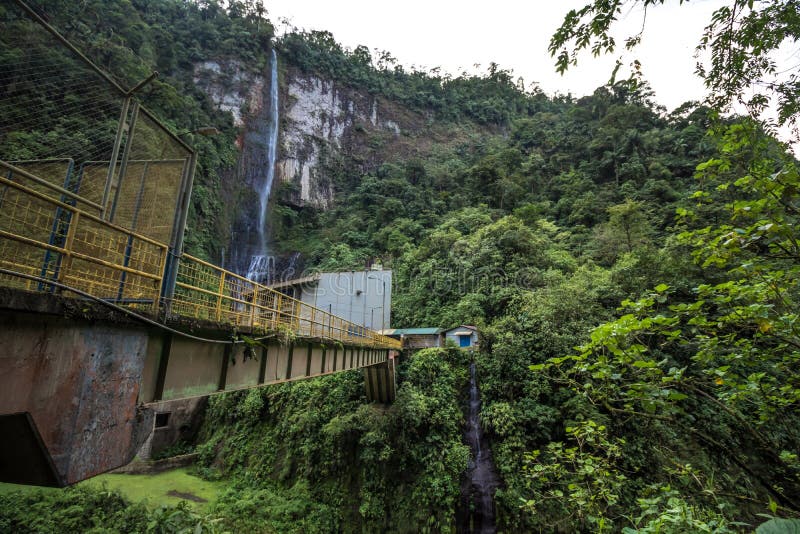 Bridge of the Hydroelectric Plant in the Middle of the Tropical Jungle ...