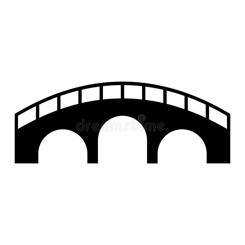 Bridge Icon. Ground Transportation Symbol. Vector Illustration Stock ...