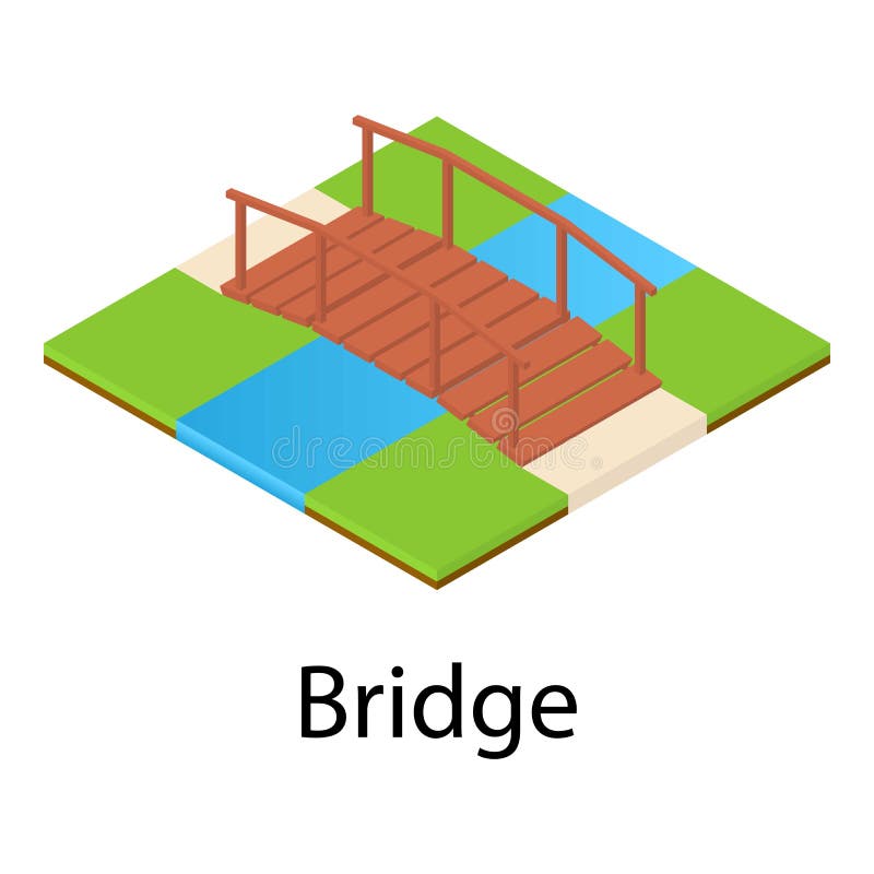 Bridge Icon, Isometric Style Stock Vector - Illustration of arch ... Bridge Icon, Isometric Style Stock Vector - Illustration of arch ...