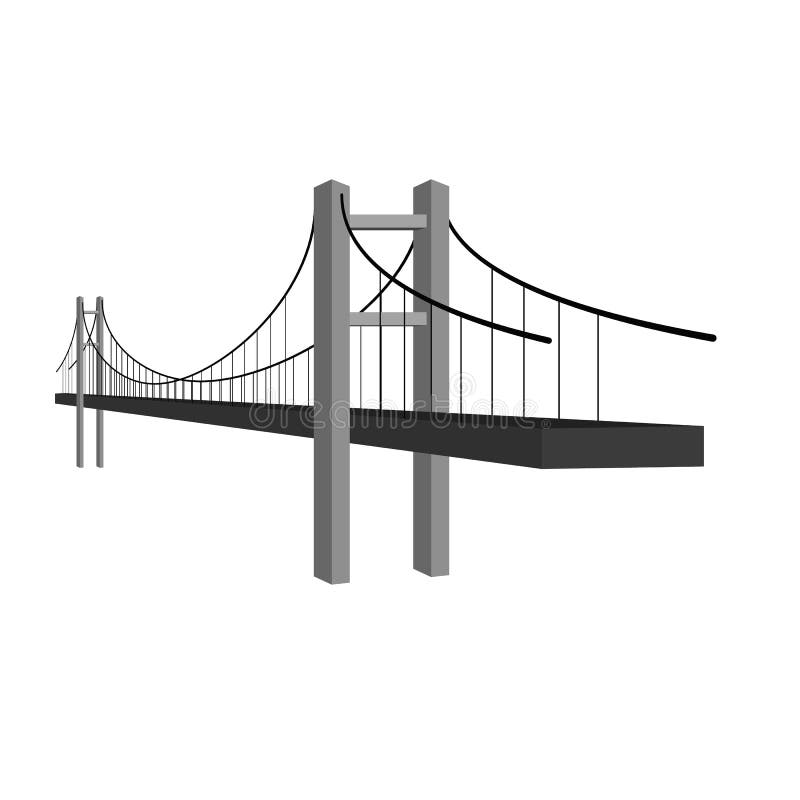 Bridge Icon or Simple Logo. Bridge Architecture and Constructions ...