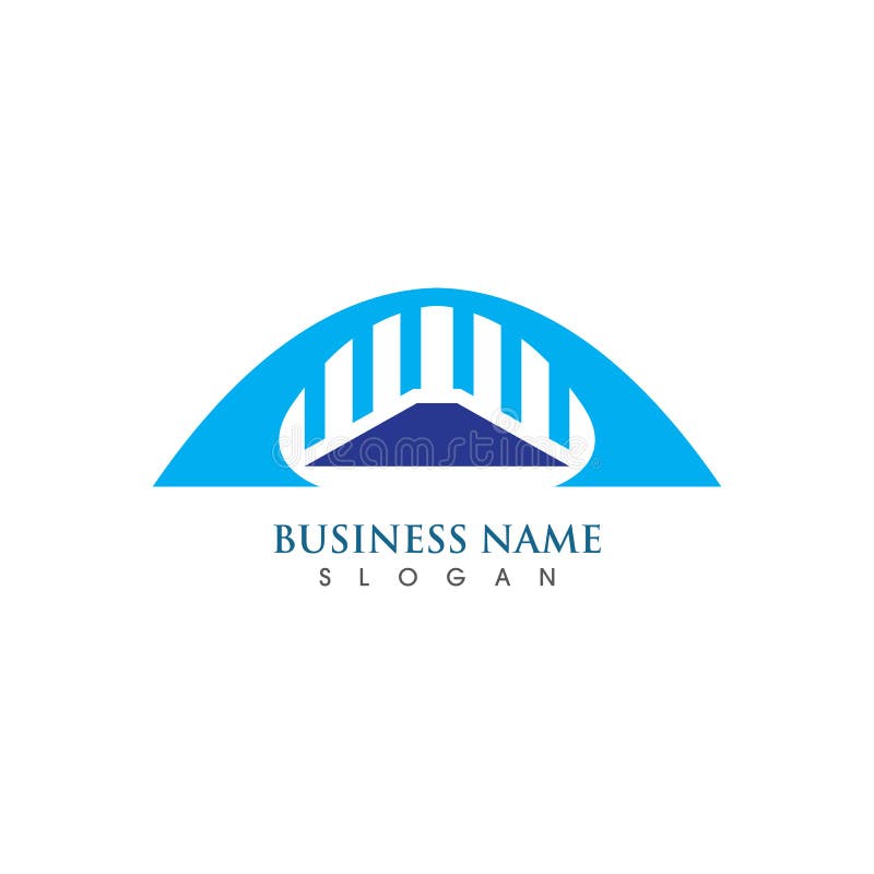 Bridge Icon Vector Illustration Logo Template Design Stock Illustration ...