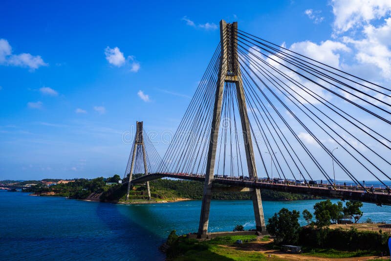 Bridge in Indonesia stock photo. Image of accessibility - 100498812