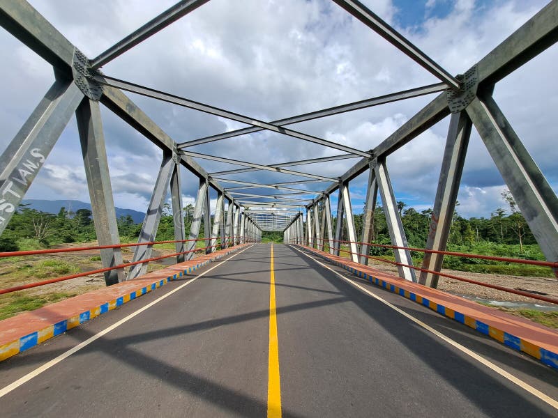 Bridge Infrastructure Highway Remote Village Stock Image - Image of ...