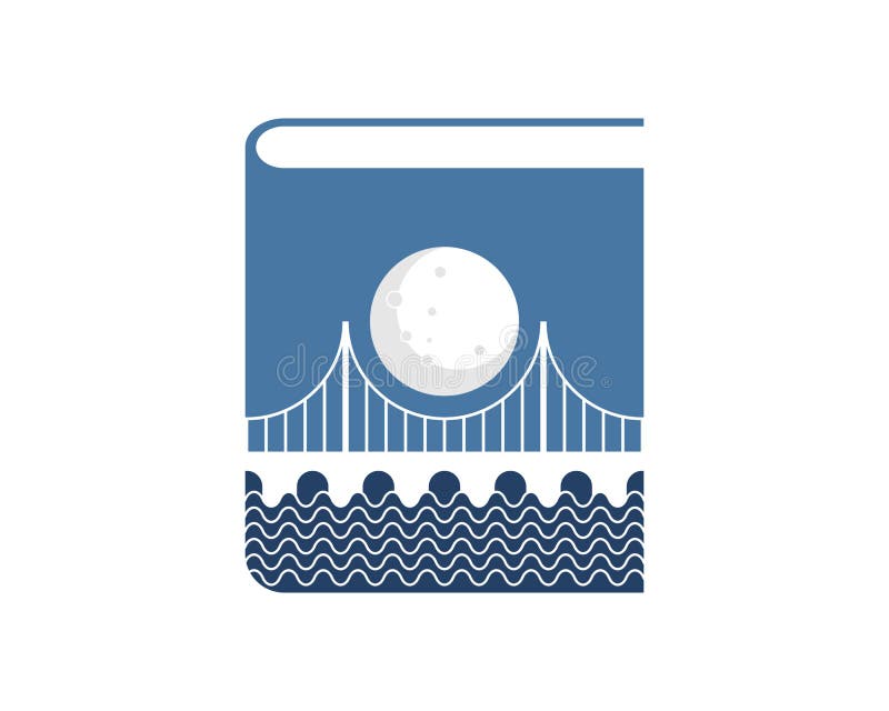 Bridge Inside the Book Education Logo Stock Vector - Illustration of ...