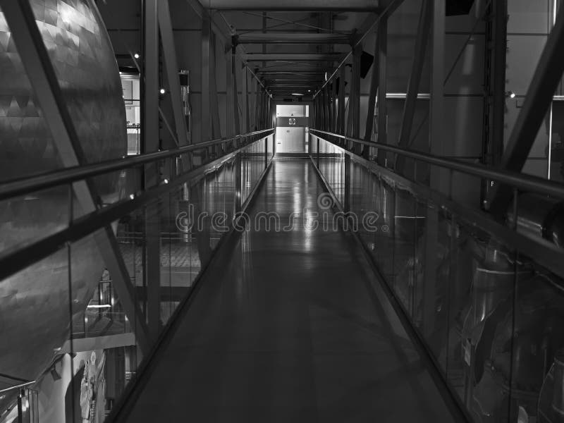 Bridge Inside the Nuclear Energy Center Stock Photo - Image of atomic ...