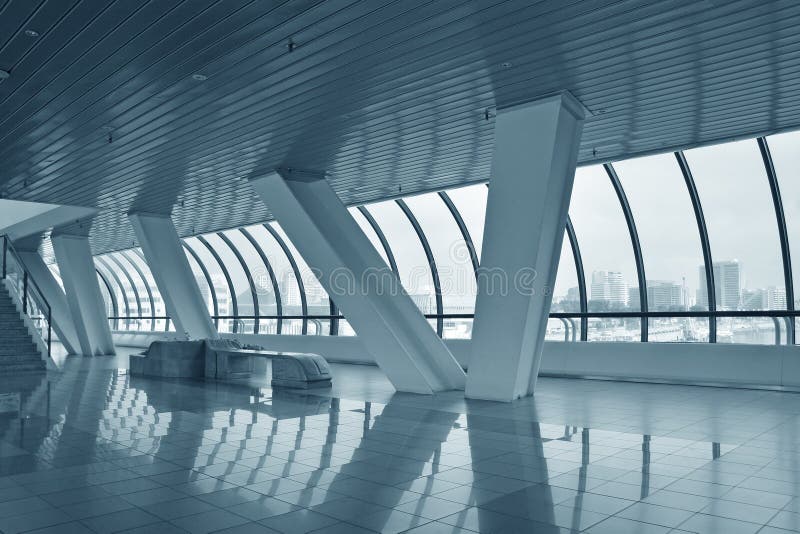 Bridge interior stock image. Image of living, glass, design - 1210537