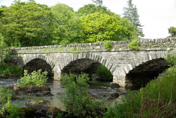 Bridge in Ireland stock image. Image of torrent, crossing - 9967103