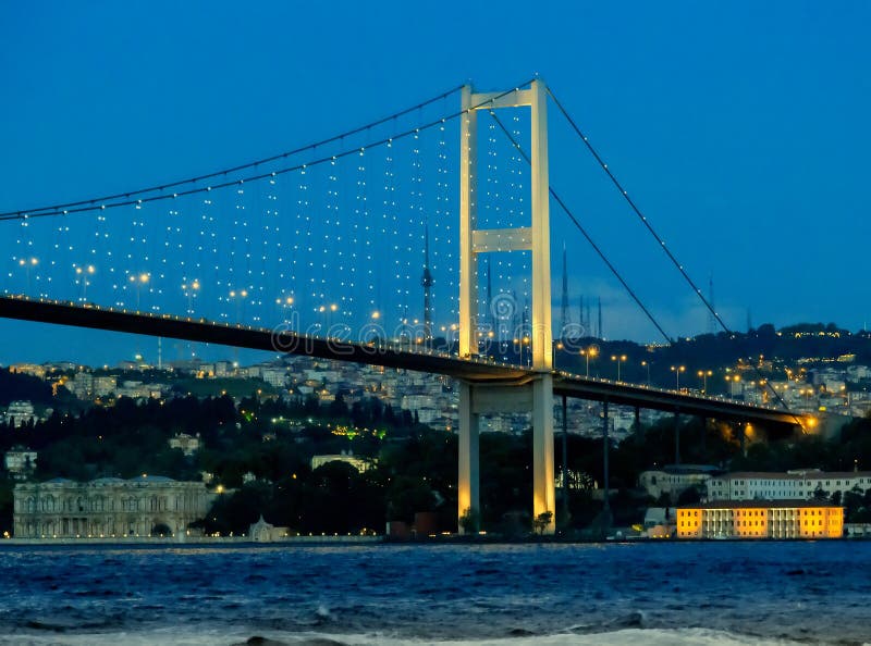 Bridge, Istanbul, Turkey stock image. Image of panorama - 42808953