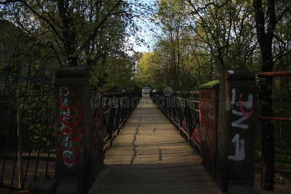 Bridge stock photo. Image of bridge, sopot, poland, small - 70552928