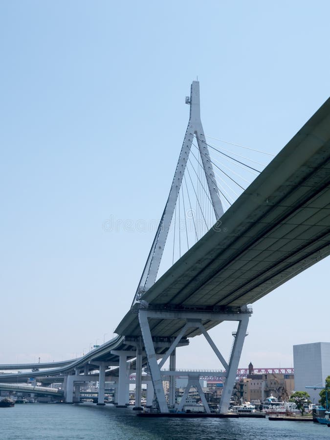 Bridge in Japan Osaka stock photo. Image of landscape - 122863232