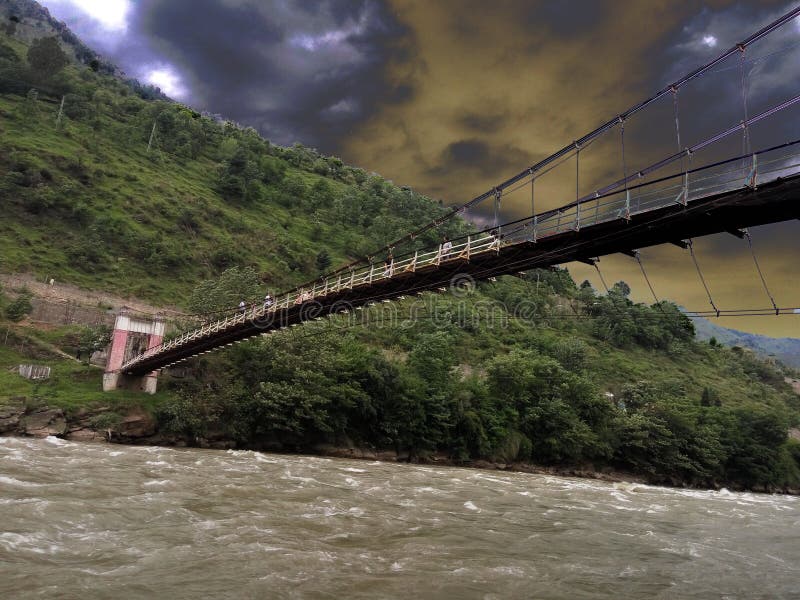 Bridge stock photo. Image of water, beautiful, flowing - 92598798