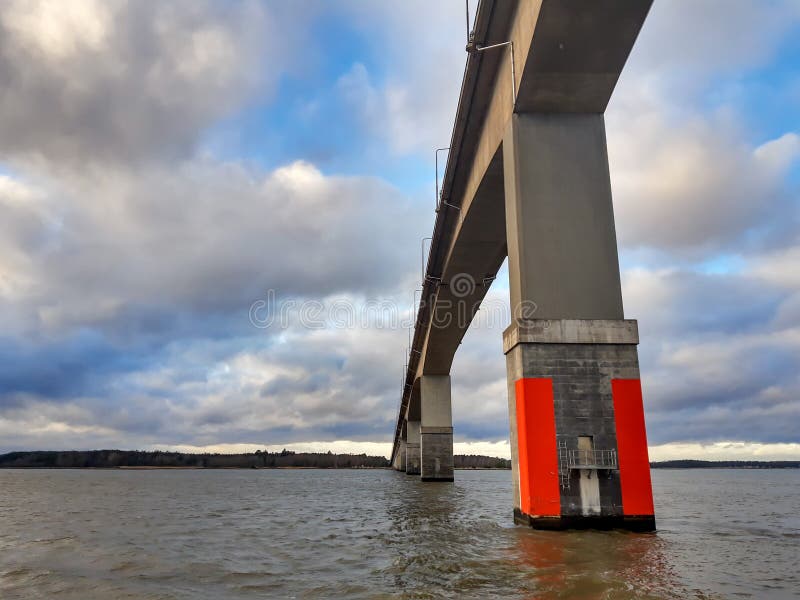 Bridge stock photo. Image of viaduct, scandinavia, reflection - 208345644