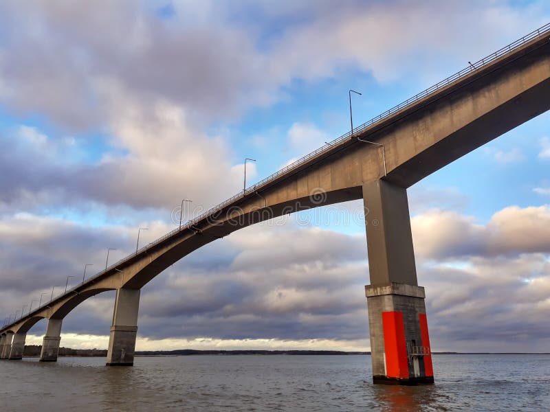 Bridge stock image. Image of blue, connection, architecture - 208342607