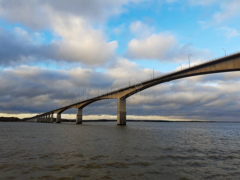 Bridge stock photo. Image of bridge, outdoors, blue - 208345482