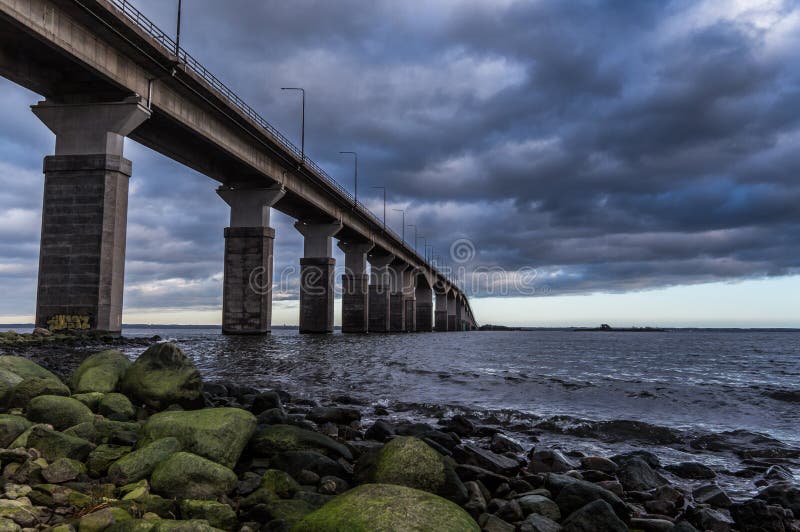 Bridge stock photo. Image of landmark, clouds, winter - 52622432