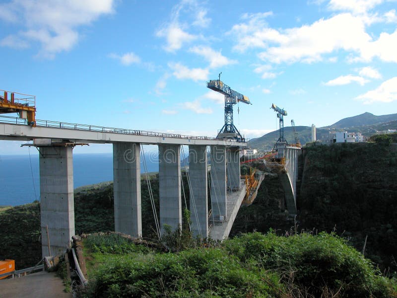 Bridge La Palma north side stock image. Image of support - 8220797