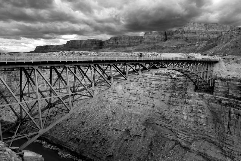 Bridge at Lee`s Ferry Arizona Infrared Stock Image - Image of nature ...