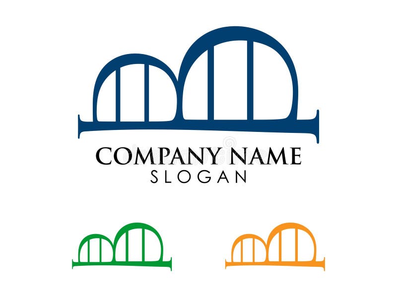 Bridge Letter B Logo Template Stock Vector - Illustration of icon ...