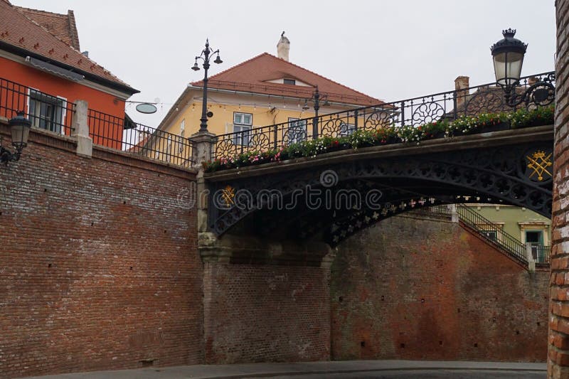 Bridge of Lies , Sibiu, Transylvania, Romania Stock Image - Image of ...