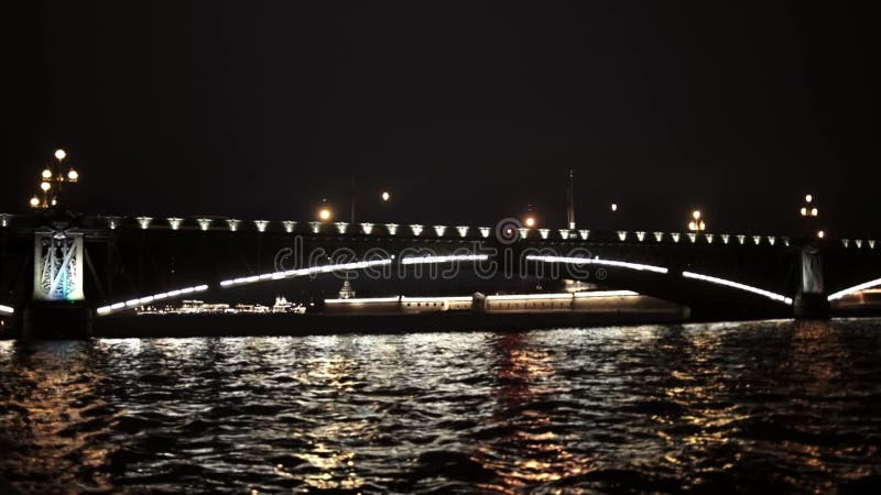 Bridge, Light, Lights, Waves, Channel, Reflection of Light in Water ...