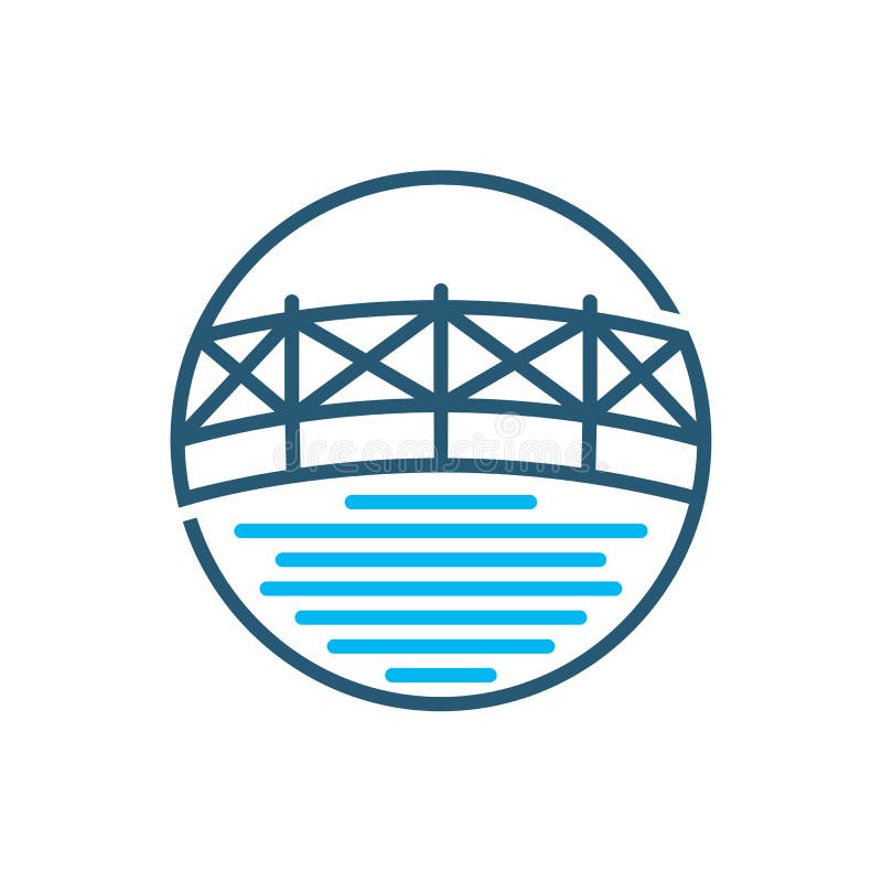 Bridge Logo Design Vector Illustration, Creative Bridge Logo Design ...