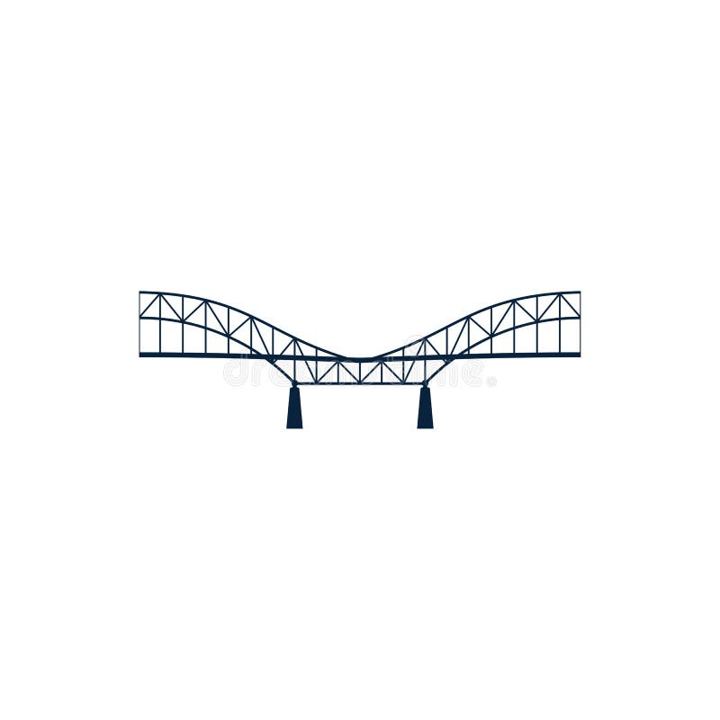 Bridge Logo Design Vector Illustration, Creative Bridge Logo Design ...
