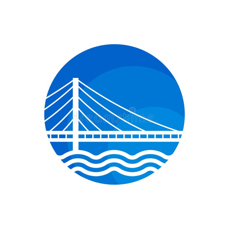 Bridge Logo Design Vector Illustration, Creative Bridge Logo Design ...