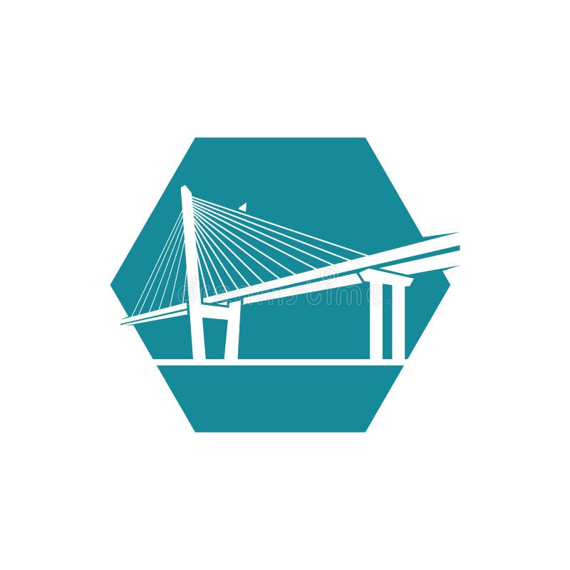 Bridge Logo Design Vector Illustration, Creative Bridge Logo Design ...