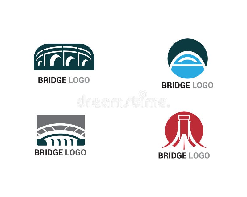 Bridge Logo and Symbol Vector Template Building Stock Vector ...