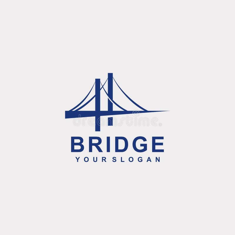 Bridge Logo Template, Building Logo Design Concept Idea Stock ...