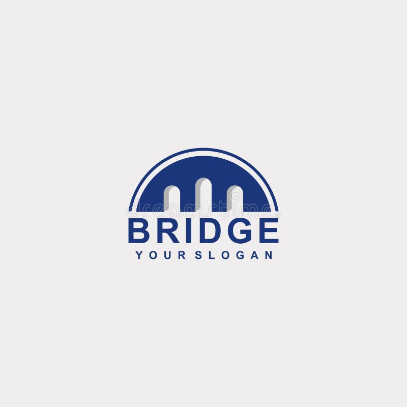 Bridge Logo Template, Building Logo Design Concept Idea Stock Photo ...