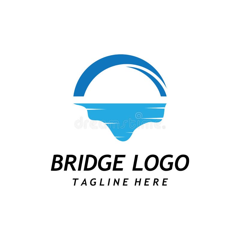 Bridge Logo Template Vector Icon Stock Vector - Illustration of design ...