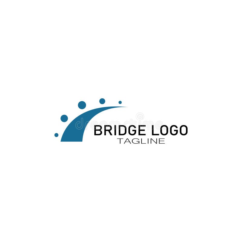 Bridge Logo Vector Icon Illustration Design Template Stock Vector ...